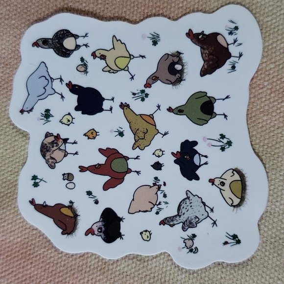 Office | O Chicken Sticker Rooster Sticker Hen Sticker Chicken Coop ...